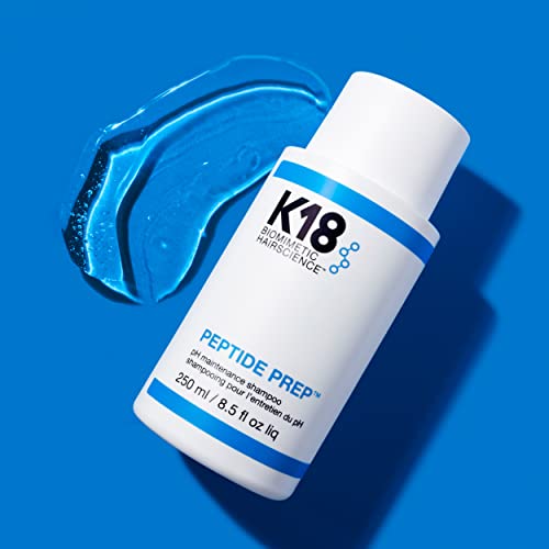 K18 PEPTIDE PREP Cleansing pH Maintenance Color Safe Shampoo for Daily Use - Powerful yet Non-stripping Formula is Designed with an Optimized pH, 8.5 Fl Oz