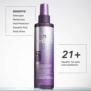 Pureology Color Fanatic Leave-in Conditioner Hair Treatment Detangler Spray | Protects Color From Fading | Heat Protectant | Vegan | 6.7 Fl Oz