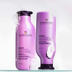 Pureology Hydrate Moisturizing Shampoo | For Medium to Thick Dry, Color Treated Hair | Sulfate-Free | Vegan