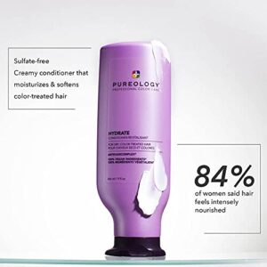 Pureology Hydrate Moisturizing Shampoo | For Medium to Thick Dry, Color Treated Hair | Sulfate-Free | Vegan