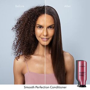 Pureology Smooth Perfection Shampoo & Conditioner Bundle | For Frizz-Prone Color Treated Hair | Sulfate-Free | Vegan | Updated Packaging | 9 Fl. Oz.