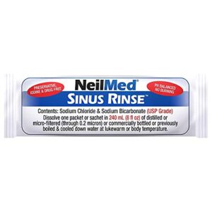 NeilMed Sinugator Cordless Pulsating Nasal Wash Kit with One Irrigator, 30 Premixed Packets and 3 AA Batteries(Pack of 1)