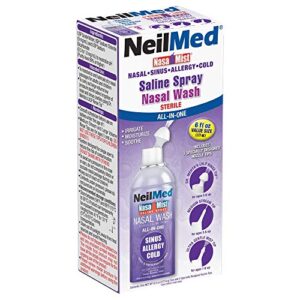 NeilMed NasaMist All in One Multi Purpose Saline Spray, 6.3 Fl Oz