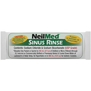 NeilMed Sinus Rinse Extra Strength Hypertonic Kit with 30 Premixed Packets