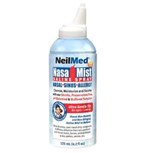 neilmed nasamist saline spray, 4.2 fluid ounce