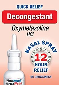 NeilMed SinuFrin Decongestant 12 Hour Nasal Congestion Relief Spray - 30mL Bonus Pack