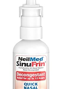 NeilMed SinuFrin Decongestant 12 Hour Nasal Congestion Relief Spray - 30mL Bonus Pack