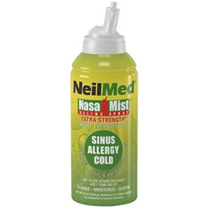 NeilMed Sinus Rinse Kit with Nasamist Extra Strength Hypertonic Saline Spray, 1 Count