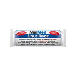 NeilMed Sinus Rinse Kit with Nasamist Extra Strength Hypertonic Saline Spray, 1 Count