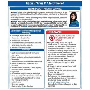 NeilMed Sinus Rinse Kit with Nasamist Extra Strength Hypertonic Saline Spray, 1 Count