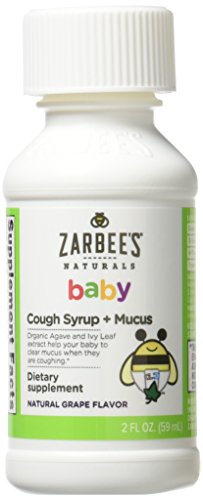 Zarbee'S Natura Children's Grape Flavor Cough Syrup + Mucus, 2 Ounce