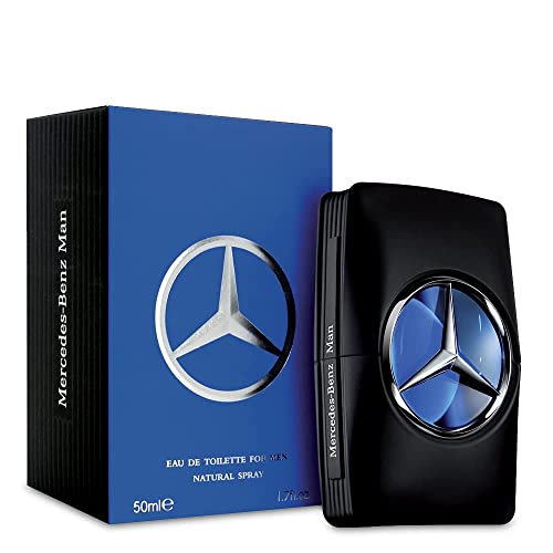 Mercedes-Benz Man - Elegant Fragrance With Sensual, Floral, Woody Notes - Mesmerize The Senses With Original Luxury Men’s Eau De Toilette Spray - Endless Day Through Night Scent Payoff - 1.7 OZ