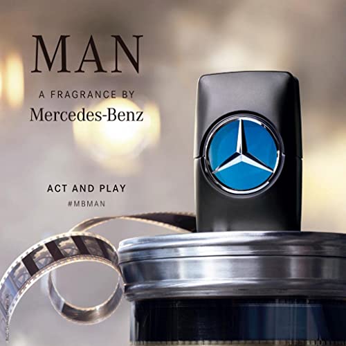 Mercedes-Benz Man - Elegant Fragrance With Sensual, Floral, Woody Notes - Mesmerize The Senses With Original Luxury Men’s Eau De Toilette Spray - Endless Day Through Night Scent Payoff - 1.7 OZ