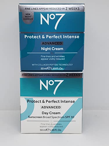 No7 Protect & Perfect Intense Day Cream + Protect & Perfect Intense Night Cream Advanced