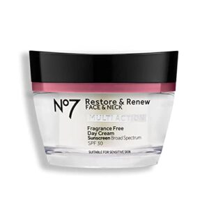 boots no7 restore and renew day cream, spf 30 1.69 ounce