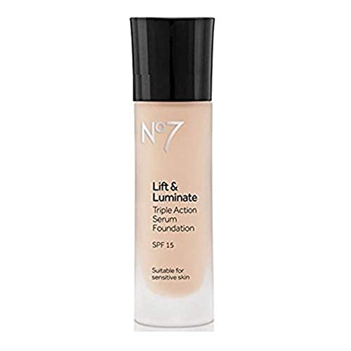 No7 Lift & Luminate TRIPLE ACTION Serum Foundation - Warm Ivory