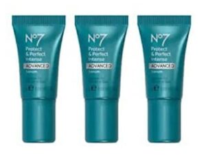 no7 protect & perfect intense advanced serum 5 ml, 0.16 us fl. oz. pack of 3