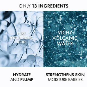 Vichy Mineral 89 Hyaluronic Acid Face Serum, Facial Gel Moisturizer and Pure Hyaluronic Acid Hydrating Serum for Sensitive or Dry Skin