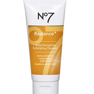 No7 Radiance+ Daily Energising Exfoliating Cleanser (100ml)