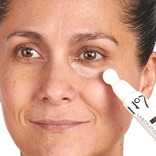 No7 Laboratories Dark Circle Corrector in Medium/Dark - Dark Circles Reducer with Cooling Applicator to Reduce Puffy Eyes - Hyaluronic Acid to Plump & Smooth Under Eye Bags (0.5 fl oz)