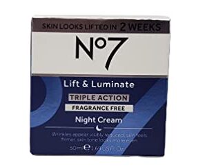 No. 7 No 7 Early Lift and Luminate Triple Action Fragrance Free Face Cream - Day and Night Bundle - 1.69 fl oz Each - Fragrance Free Day and Night Cream by No 7 - SPF 30 in Day Cream, White