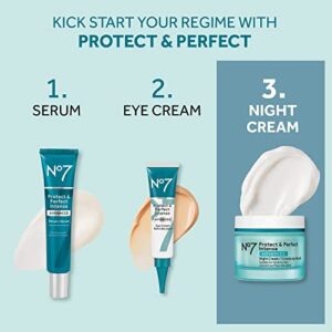 No7 Protect & Perfect Day & Night Face Moisturizer Bundle - Includes Intense Advanced Day Cream with SPF and Intense Advanced Night Cream for Face - 2-Piece Bundle