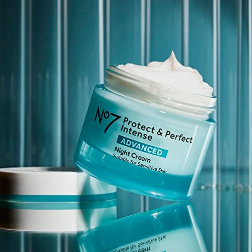 No7 Protect & Perfect Day & Night Face Moisturizer Bundle - Includes Intense Advanced Day Cream with SPF and Intense Advanced Night Cream for Face - 2-Piece Bundle