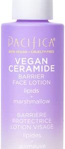 Pacifica Beauty, Vegan Ceramide Barrier Repair Face Lotion, Hydrating, Lightweight Moisturizer, For Dry Skin, Dermatologist Tested, Safe for Sensitive Skin, Fragrance Free, 100% Vegan + Cruelty Free