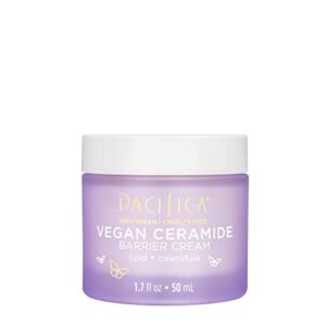 pacifica beauty, vegan ceramide barrier restore cream, daily facial repair moisturizing cream, skincare, moisturizer, ecezma association approved, safe for sensitive skin, fragrance free, vegan