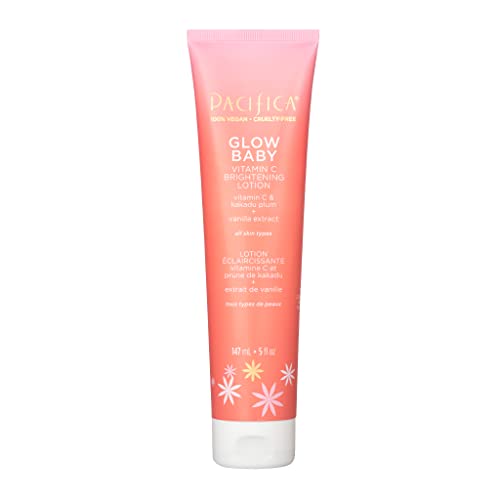 Pacifica Beauty, Glow Baby Vitamin C Brightening Body Lotion, Moisturizer for Dry Skin, Hydrating, Soothing Vitamin E, Glowing Bright Skin, Healthy Glowy Skin, Body Care, Skin Care, Vegan