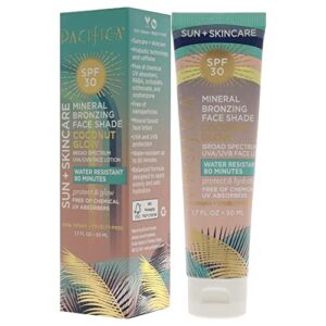 Pacifica Mineral Bronzing Face Shade SPF 30 - Coconut Glow Sunscreen Unisex 1.7 oz