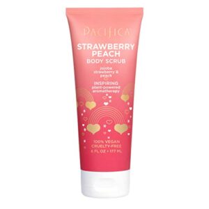 pacifica body scrub – stawberry peach 6 oz