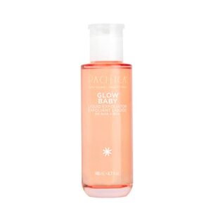 pacifica beauty | glow baby liquid exfoliant 5% aha + bha | glycolic, lactic & salicylic acid | toner | glowing skin finish | clear pores | smooths, brightens, & tones skin | vegan + cruelty free