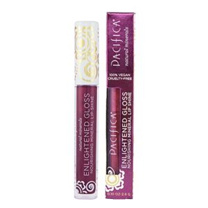 pacifica beauty enlightened gloss mineral lip shine ravish