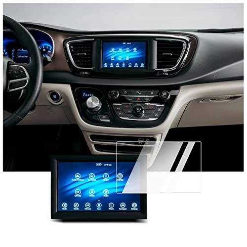 BIXUAN Car Navigation Screen Protector Foil for 2017 2018 2019 2020 Chrysler Pacifica Uconnect 7-inch GPS Display Screen Tempered Glass Protective Film Chrysler Pacifica Accessories