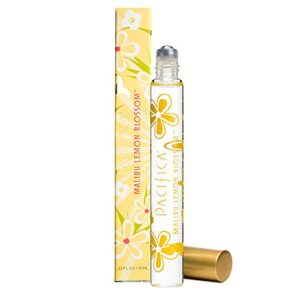 pacifica beauty perfume roll-on, malibu lemon blossom, 0.33 fl oz