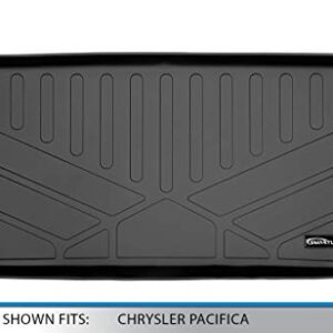 MAXLINER All Weather Cargo Liner Floor Mat Behind 3rd Row Black for 2017-2021 Chrysler Pacifica