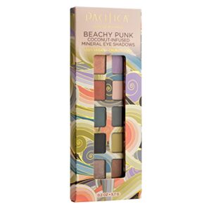 pacifica beauty 10 well eye shadow, beachy punk, 0.2 ounce