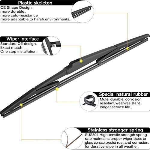 AUTOBOO 26"+20" Windshield Wipers with 14" Rear Wiper Blade Replacement for Chrysler Pacifica 2017 2018 2019 2020 2021-Original Factory Quality (Pack of 3)