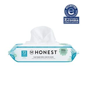 The Honest Company Clean Conscious Wipes | 100% Plant-Based, 99% Water, Baby Wipes | Hypoallergenic, Dermatologist Tested | Classic, 576 Count