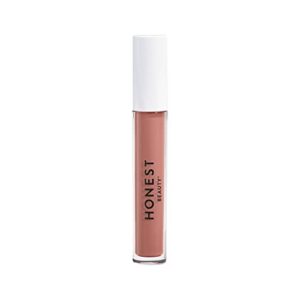 honest beauty liquid lipstick, off duty with avocado oil + hyaluronic acid |lasting hydration | ewg certified + dermatologist tested & vegan + cruelty free | 0.12 fl. oz.