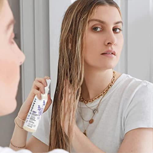 The Honest Company Conditioning Hair Detangler | Leave-in Conditioner + Fortifying Spray | Tear-free, Cruelty-Free, Hypoallergenic | Lavender Calm, 4 fl oz