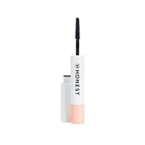 honest beauty extreme length mascara + lash primer | 2-in-1 boosts lash length, volume & definition | silicone free, paraben free, dermatologist & ophthalmologist tested | 0.2 fl oz, black