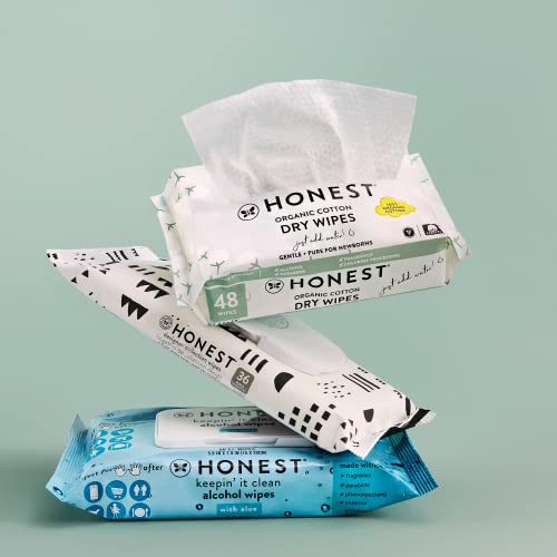 The Honest Company Dry Wipes, 192 wipes -48 Count (Pack of 4)