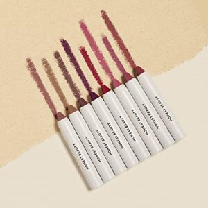 Honest Beauty Lip Crayon-Demi-Matte, Mulberry with Jojoba Oil & Shea Butter | Lightweight, High-Impact Color | EWG Certified + Dermatologist tested + Hypoallergenic & Cruelty free | 0.105 oz.