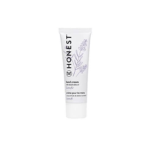 The Honest Company Moisturizing Hand Cream | Antioxidant-Packed for Dry Skin | Hypoallergenic, Dermatologist Tested, Cruelty Free | Lavender, 1.7 fl oz