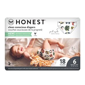 the honest company all the letters diapers size 6, 18 ct