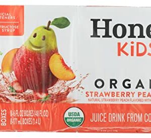 Honest Kids Strawberry Peachy Keen, 6 Fl oz (Pack Of 8)