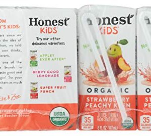 Honest Kids Strawberry Peachy Keen, 6 Fl oz (Pack Of 8)