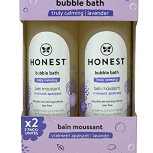 HONEST The Honest Company Bubble Bath, Truly Calming Lavender, 17 Fluid Ounce (2 Pack)